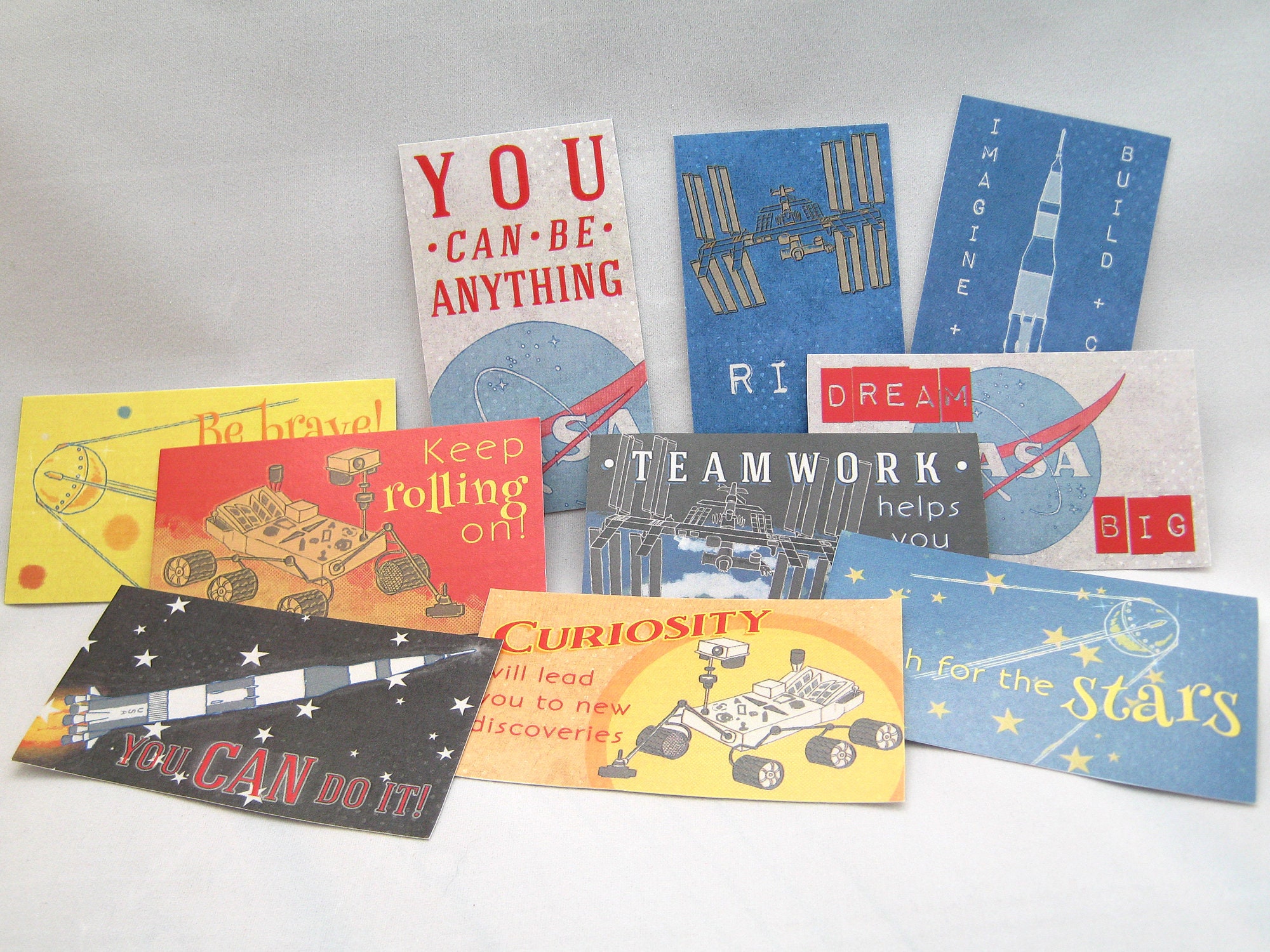 Lunchbox Notes Space Exploration Printable JPG PDF 10 - Etsy