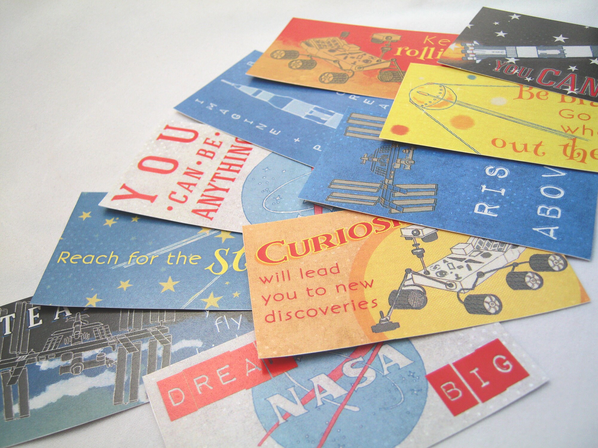 Lunchbox Notes Space Exploration Printable JPG PDF 10 - Etsy