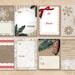 Printable PDF Gift Tags - Rustic Holiday Winter Christmas - Burlap Lace ...