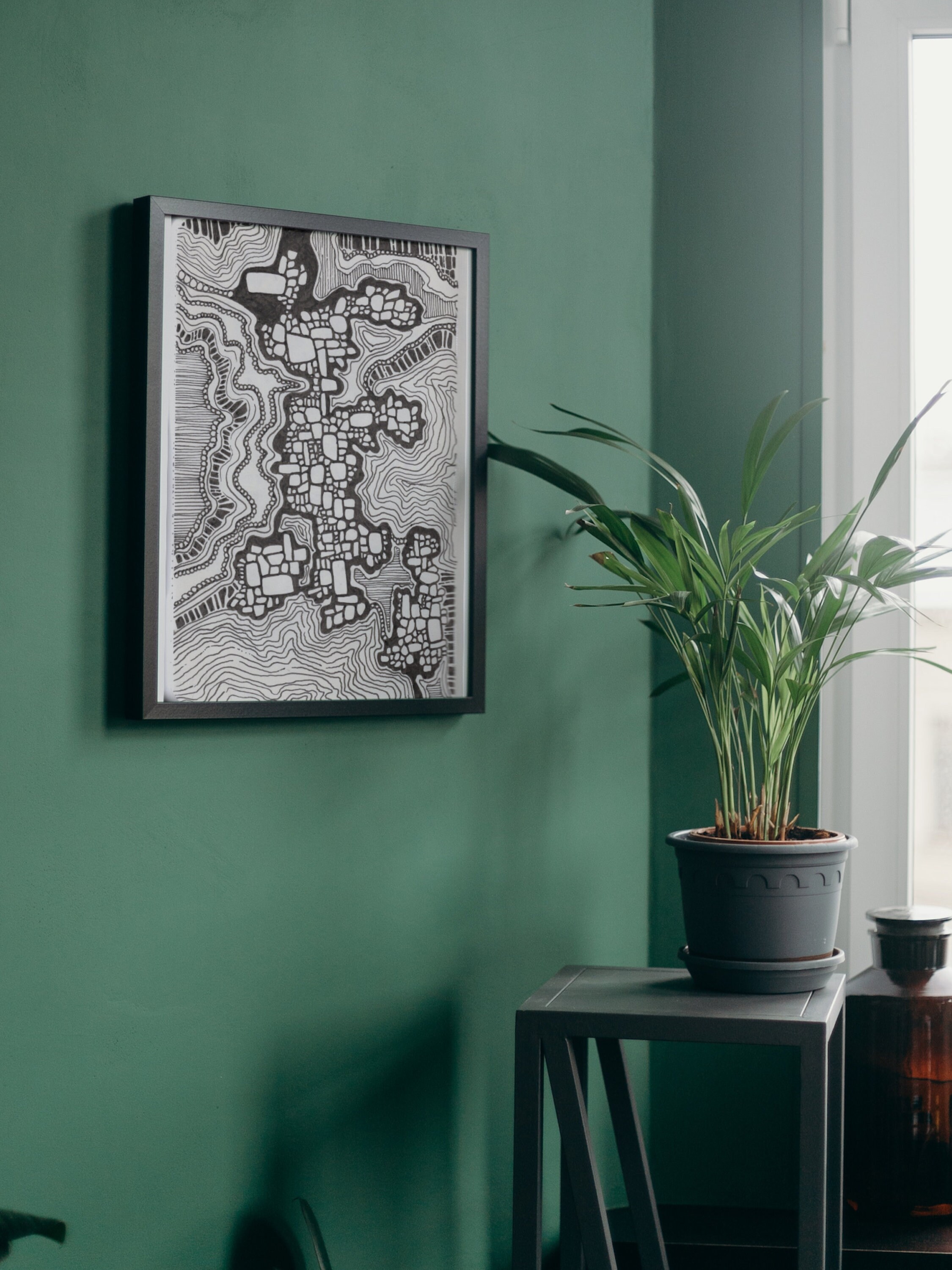 Abstract Line Drawing / Pen and Ink - Print - Etsy