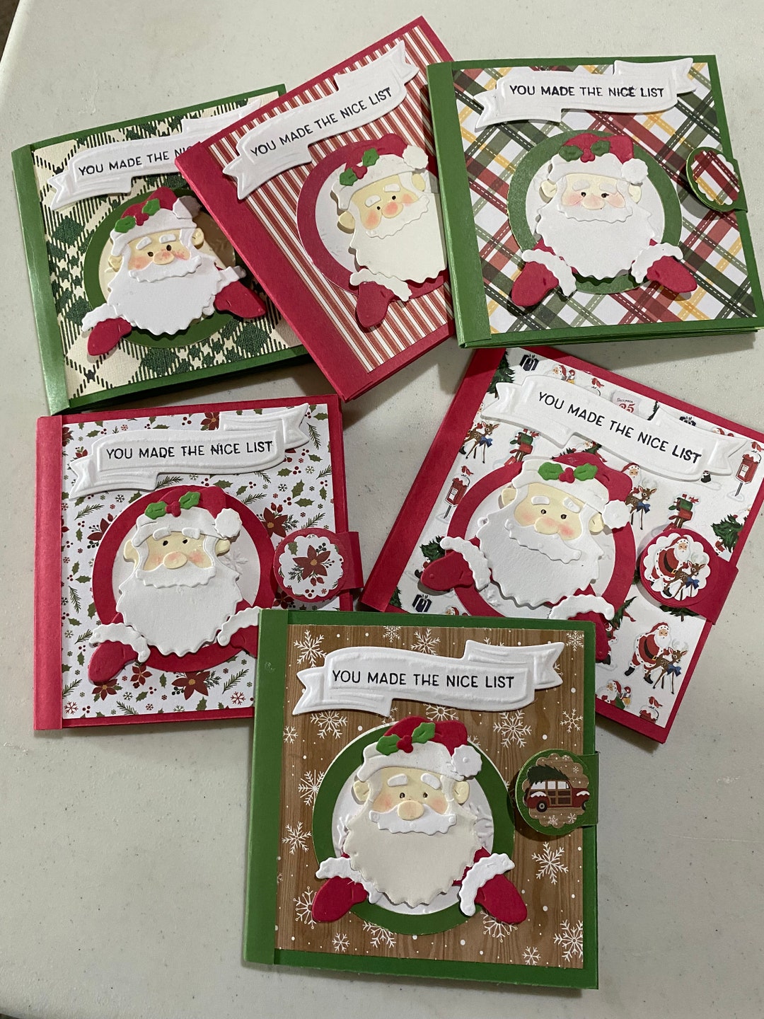 Gift Card Booklet Multiple Gift Card Holder Santacoupon - Etsy