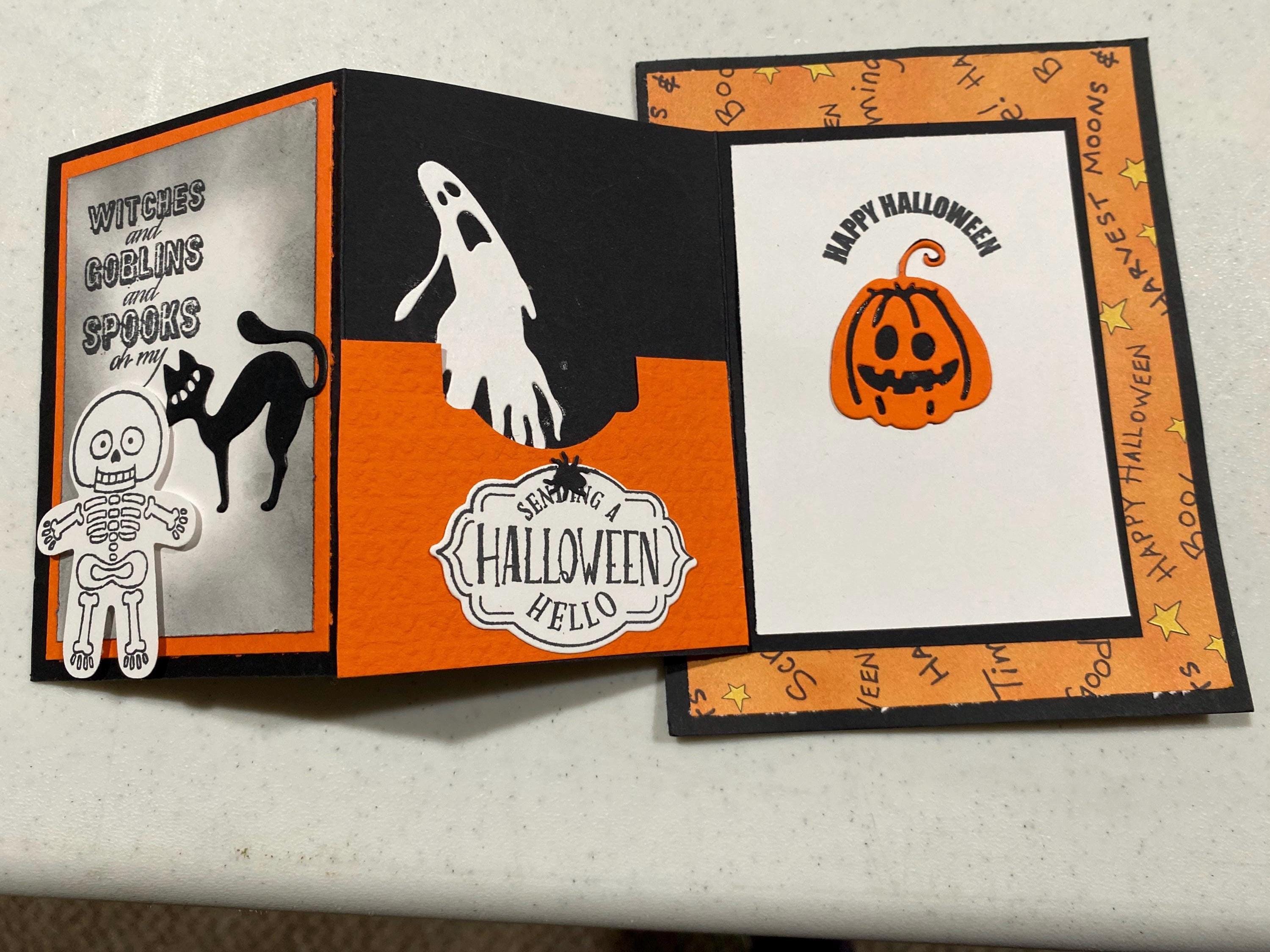 Halloween Gift Card Holder - Etsy