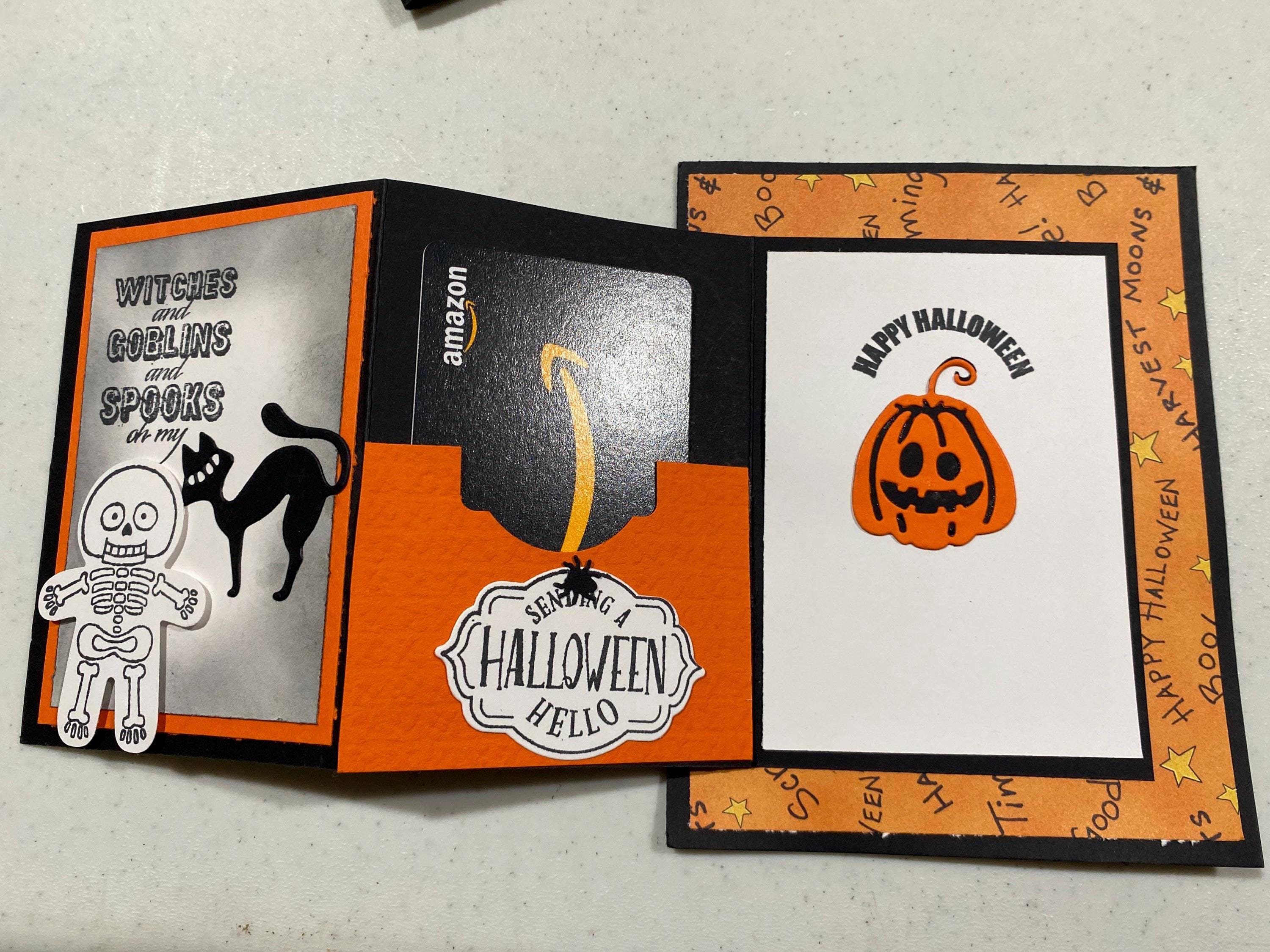 Halloween Gift Card Holder - Etsy
