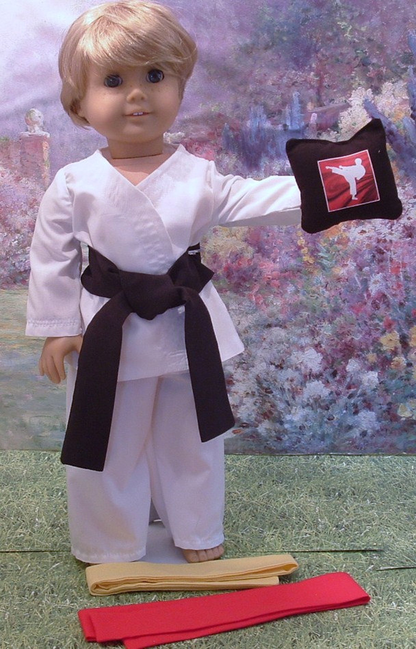 Karate Uniform and Kick Pillow for American Girl/boy Doll - Etsy