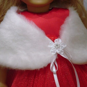 White Fur Stole for American Girl Dolls - Etsy