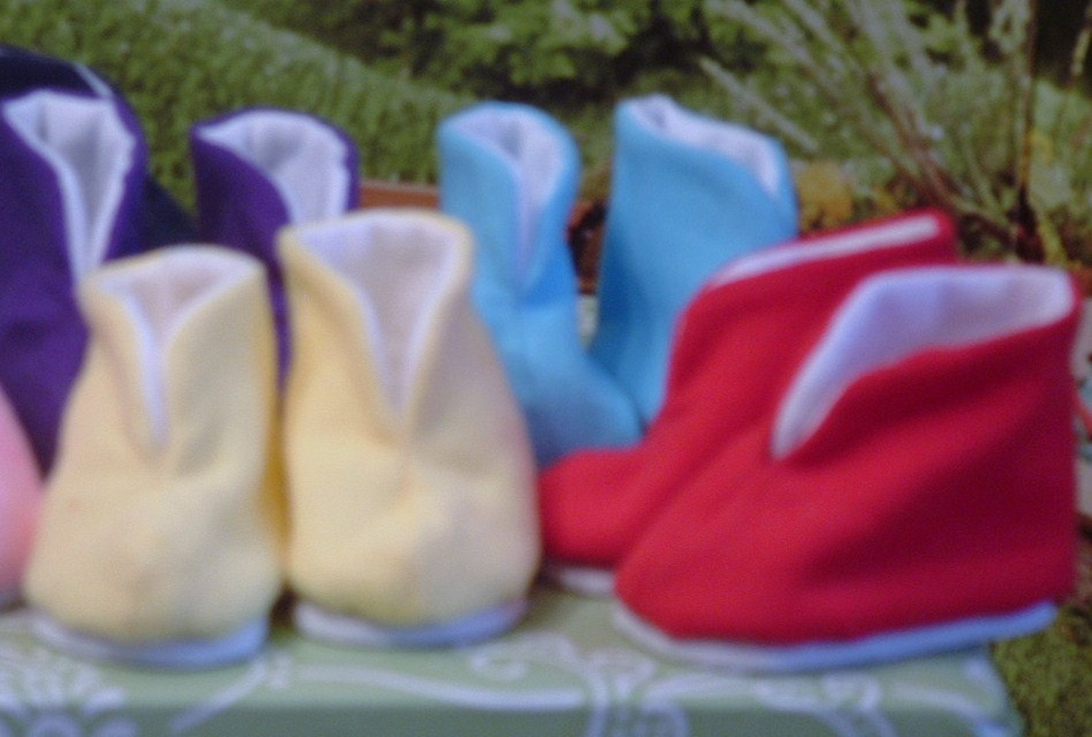Boot Slippers for American Girl Dolls 10 Color Choices - Etsy