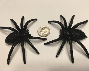 6 large plastic spiders 45 mm RR4 | Etsy