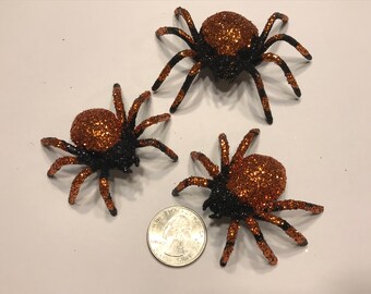 6 large plastic spiders 45 mm RR4 | Etsy