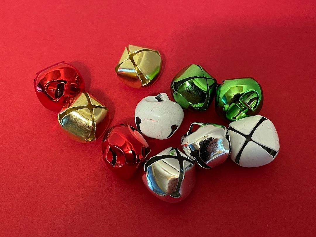 10 Count Assorted Shiny 1 Inch Jingle Bells F5 - Etsy