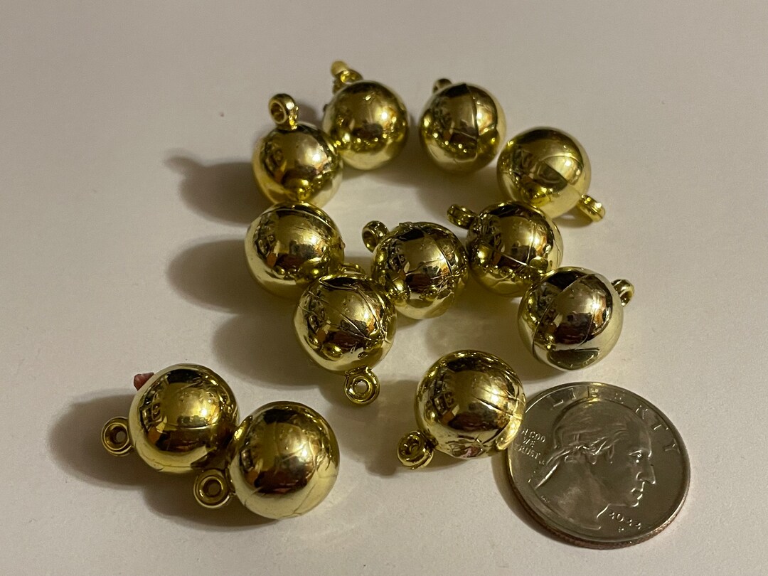 12 Count Mini Gold Plastic Ball Ornaments, 1/2 Inch (BB1/11) - Etsy