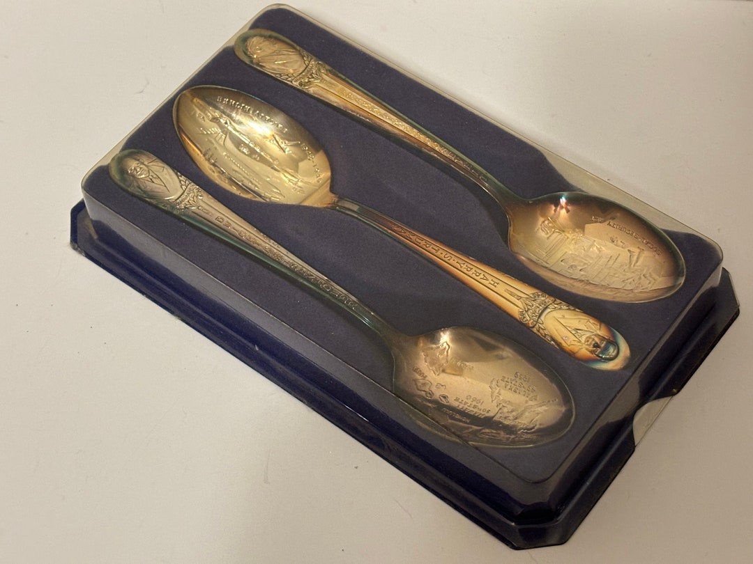 Set of 3 Presidential Commemorative Spoon, Original Package (BR11) - Etsy