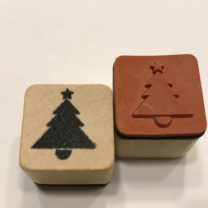 Tree Rubber Stamp - Etsy