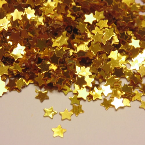 Bag of Small / Tiny Gold Star Confetti 4 Mm 9 AC - Etsy