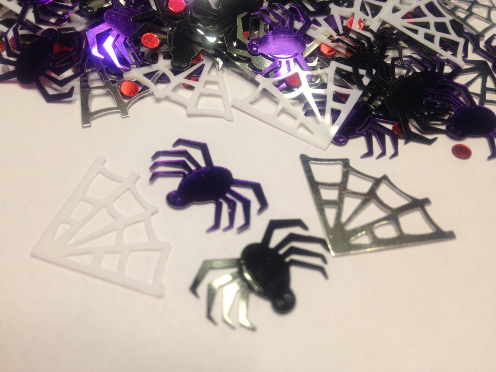 25 Piece Spider and Spider Web Confetti / Sequins 19-25 Mm - Etsy