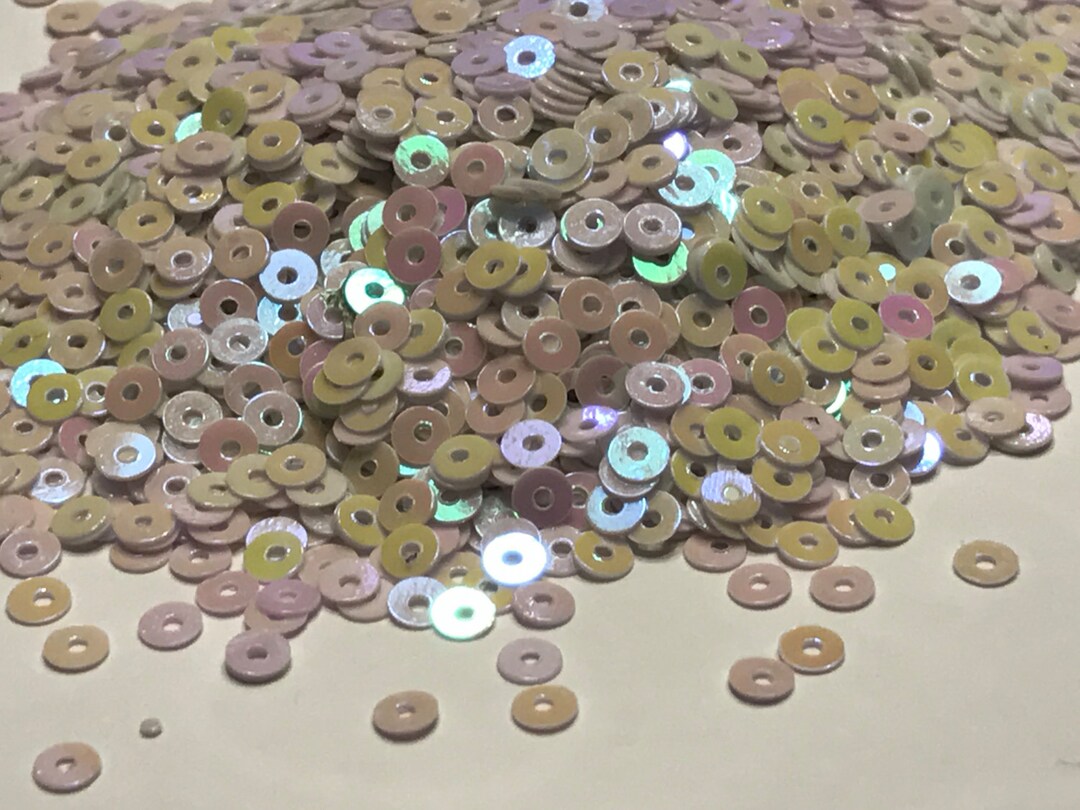 Tiny 3 Mm Multi Shine White Color Sequins (26)M - Etsy