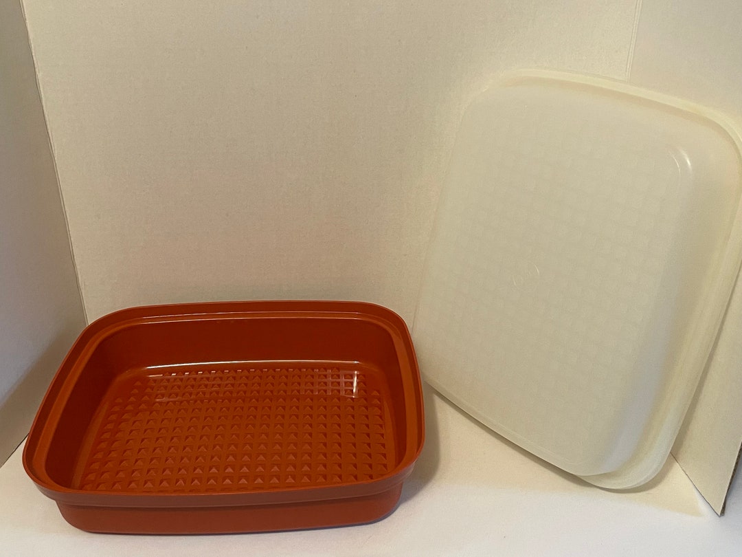 Tupperware Meat Fish Marinade Keeper Paprika Color - Etsy