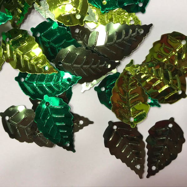 Leaf Sequins - Etsy
