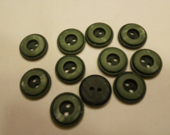 11 Dark Moss Green Acrylic Buttons, 13 Mm (28) - Etsy