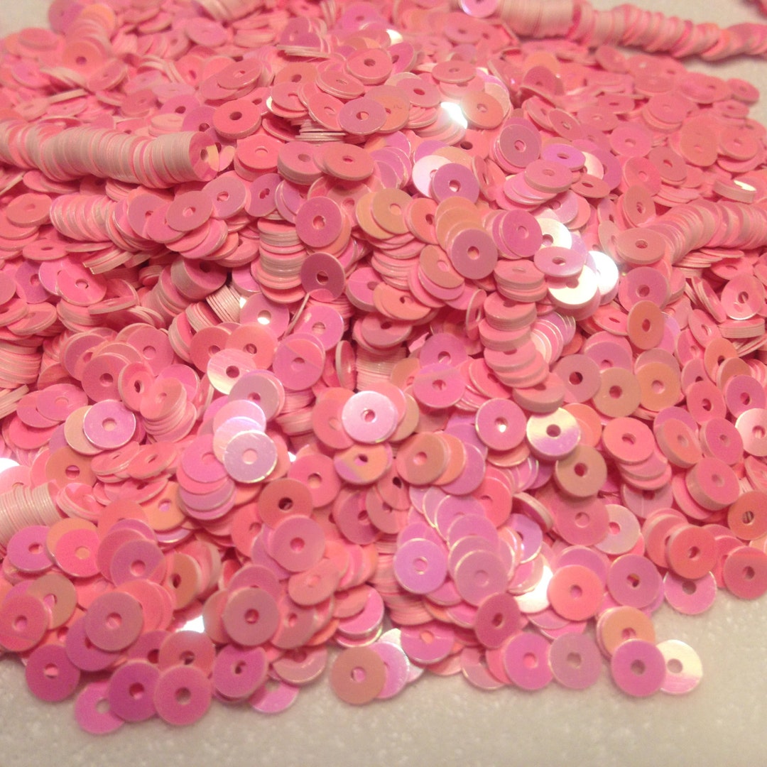 Bag of Vintage Florescent Pink Sequins, 4 Mm (14) - Etsy