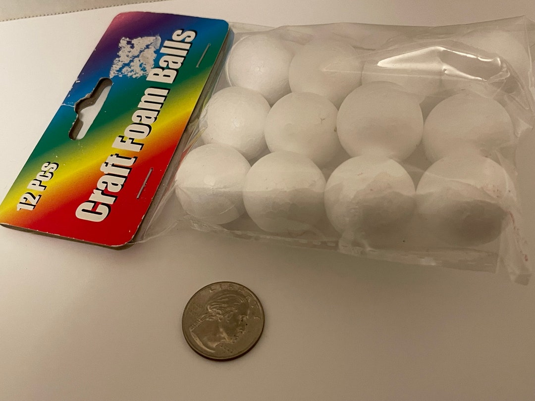 12 Small Styrofoam Balls, 1 Inch (BB1/7) - Etsy