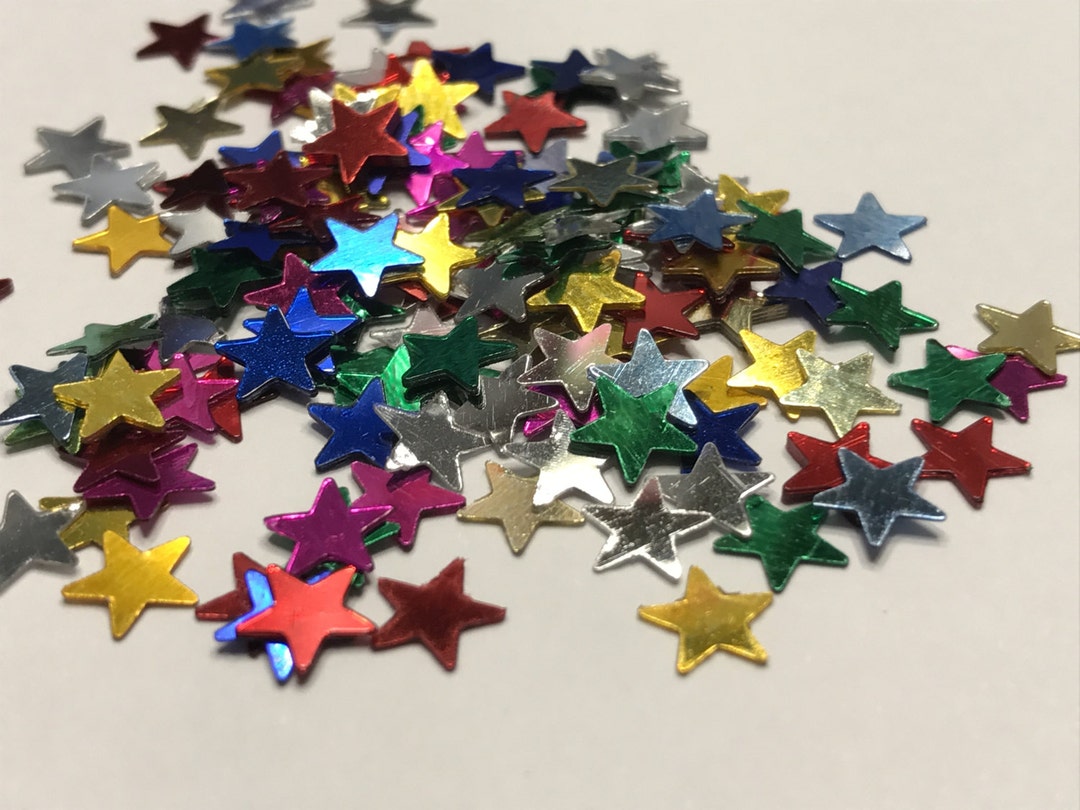 Bag Assorted Star Confetti Mix , 7 Mm (36) - Etsy