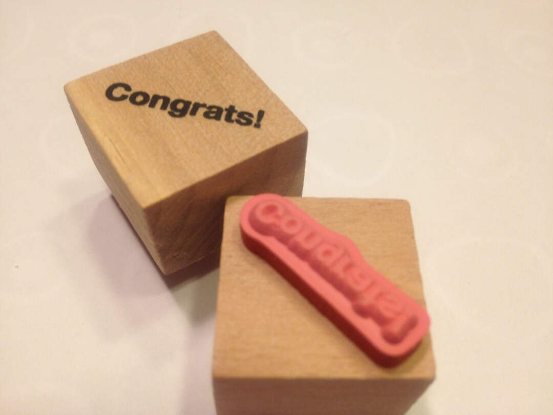 Sello de felicitaciones 26 mm BB4 - Etsy España