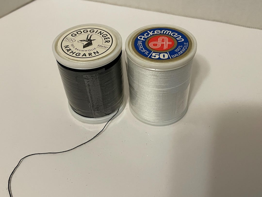 From Germany 2 Spools of Sewing Thread, Vintage (AA3) - Etsy