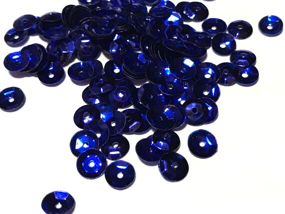 Bag of Royal Blue Color Sequins 5 Mm 14 - Etsy