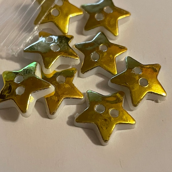 Star Shaped Buttons - Etsy
