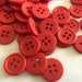 50 Count Small Red Acrylic Buttons, 15 Mm 4 - Etsy