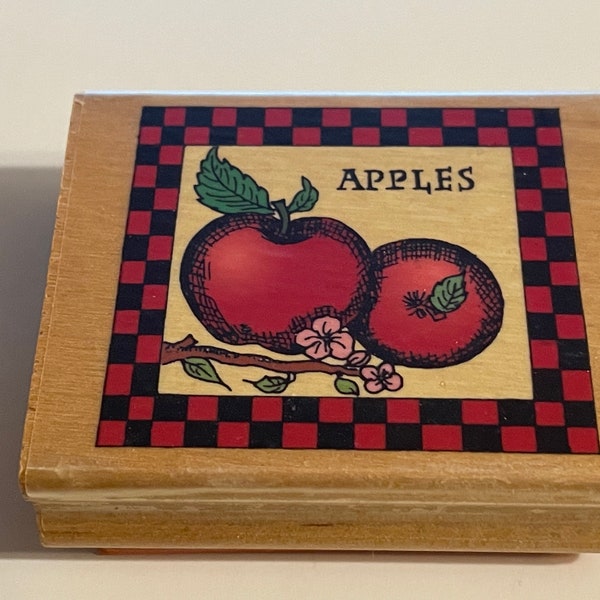 Large Apple Stamp - Etsy