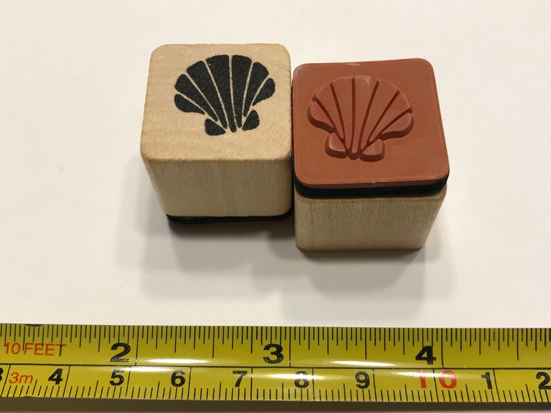 Shell Rubber Stamp 20 Mm BB4/12 | Etsy