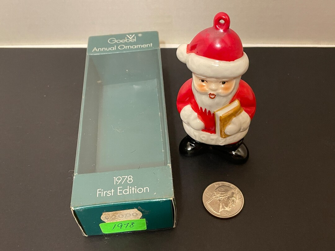 Goebel 1978 Santa Claus Ornament, Original Box, 4 Inches Tall MRD1 - Etsy