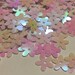 40 White Iridescent Flower Sequins / Confetti , 10 Mm (27) - Etsy