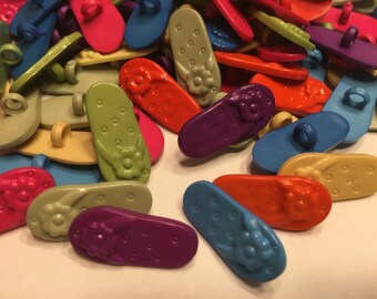 Flip flop buttons | Etsy