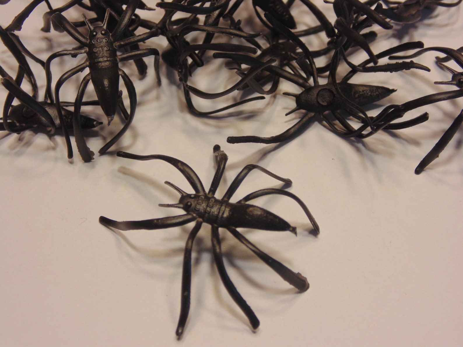 6 Large Plastic Spiders, 45 Mm (RR4) - Etsy
