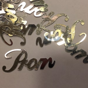 12 Large Silver Prom Confetti / Sequins 28 Mm 33 - Etsy