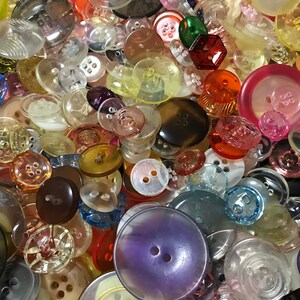80 Piece Assorted Translucent Button Mix 10-25 Mm 42 - Etsy