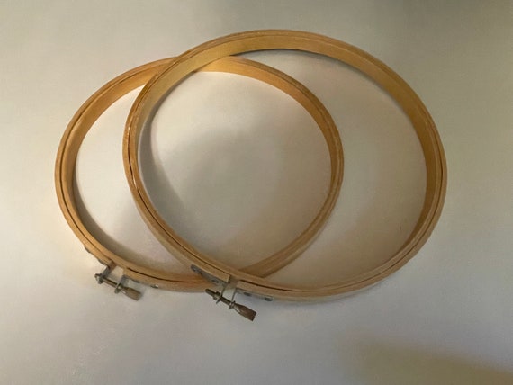 8 and 9 Inch Round Wood Needlepoint Ring Frame MR100 - Etsy