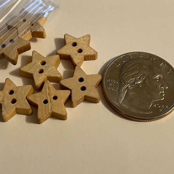 Star Buttons - Etsy