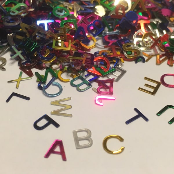 Letter Confetti - Etsy