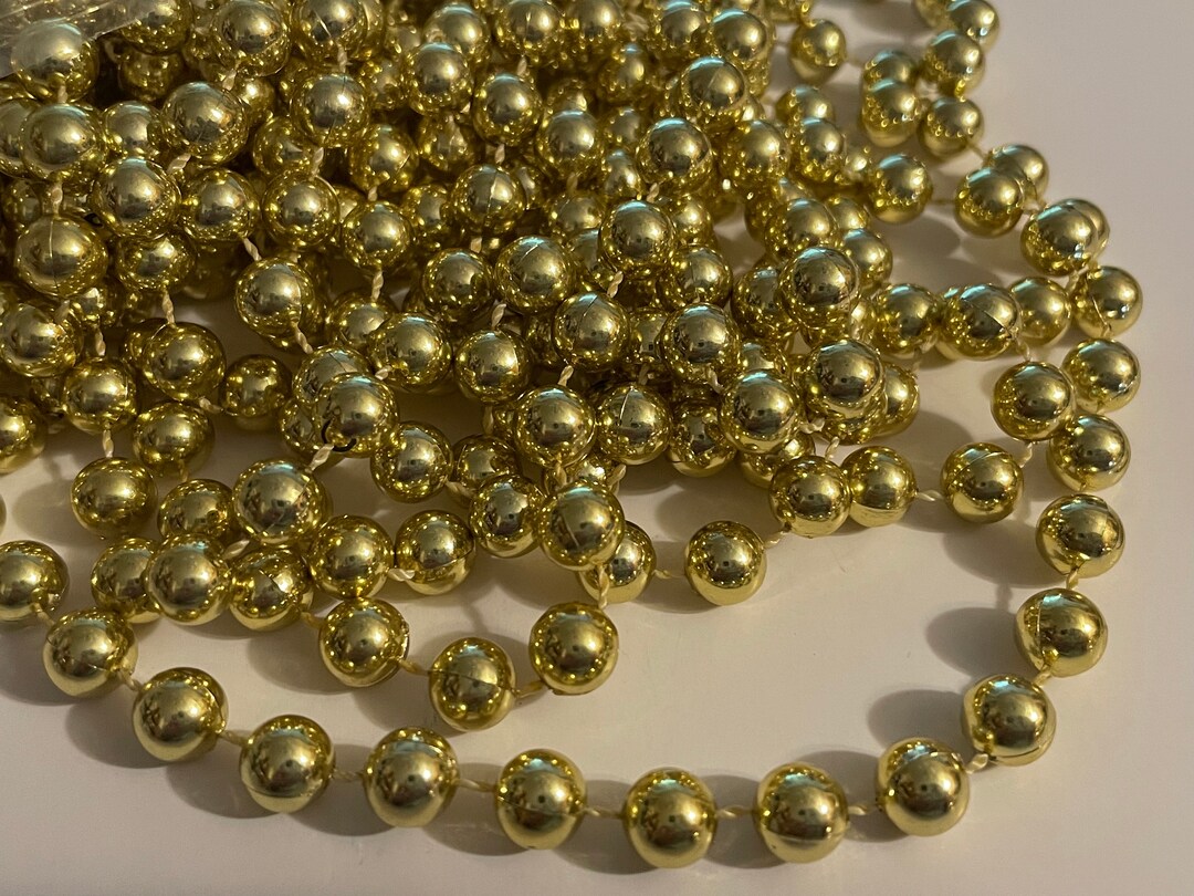 24 Feet of Gold Color Bead Garland (HR350) - Etsy