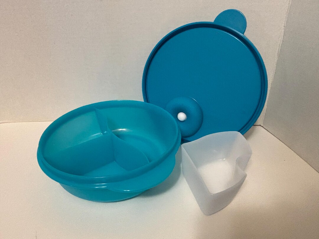 Tupperware Small 3 Piece Divided Dish, Microwave Save - Etsy