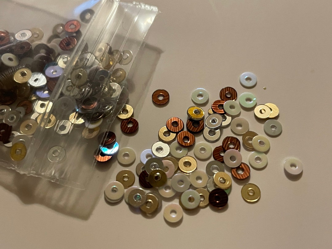 Assorted Mix of Tiny 3 Mm Sequins (11) - Etsy