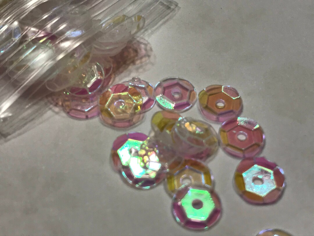 Bag of Iridescent Sequins / Confetti, 6 Mm (8) - Etsy