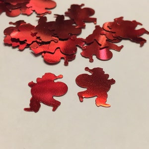 25 Red Santa Claus Confetti / Sequins, 17 Mm (33) - Etsy
