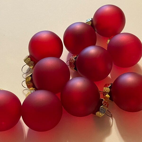 Red Ball Ornament - Etsy