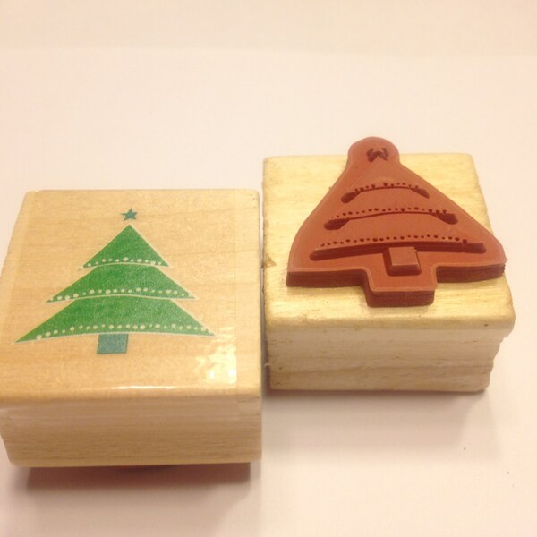 Tree Rubber Stamp - Etsy