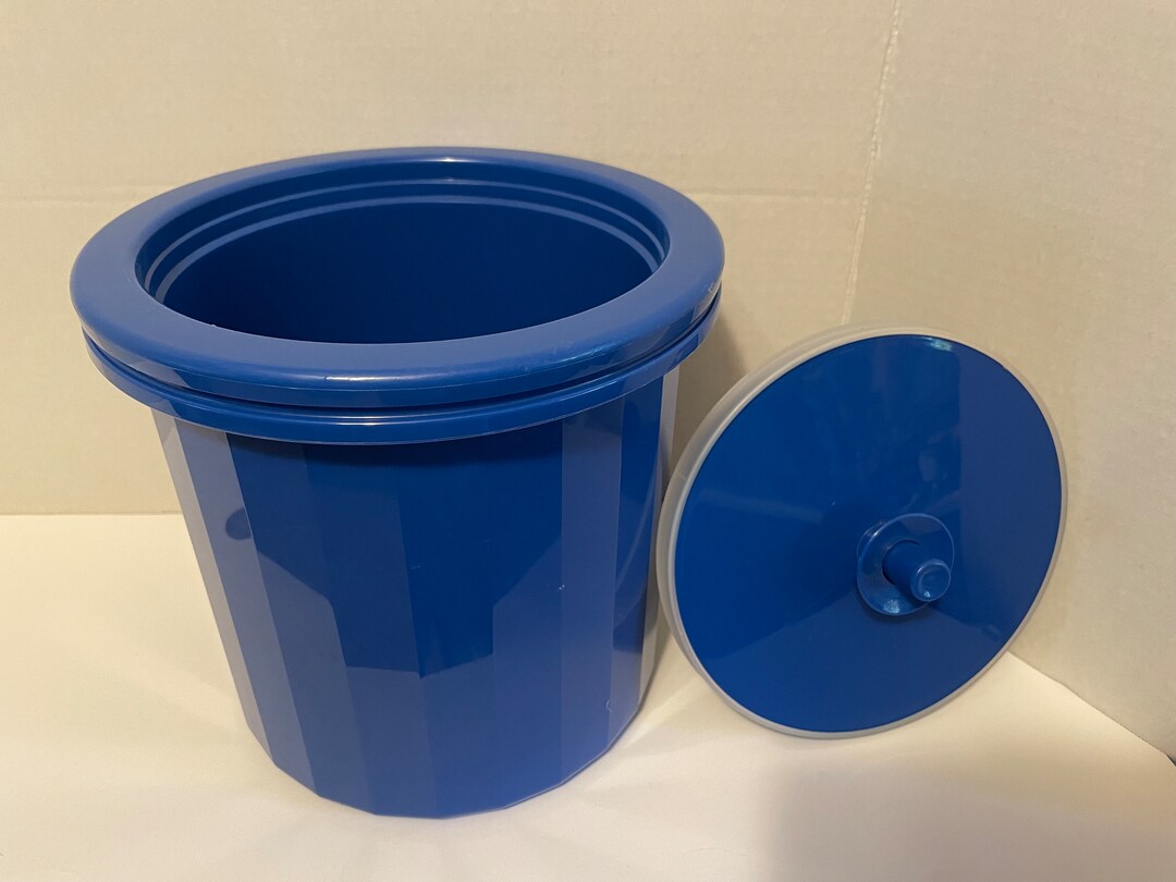 Vintage Tupperware Ice Bucket Blue, Pre-owned - Etsy