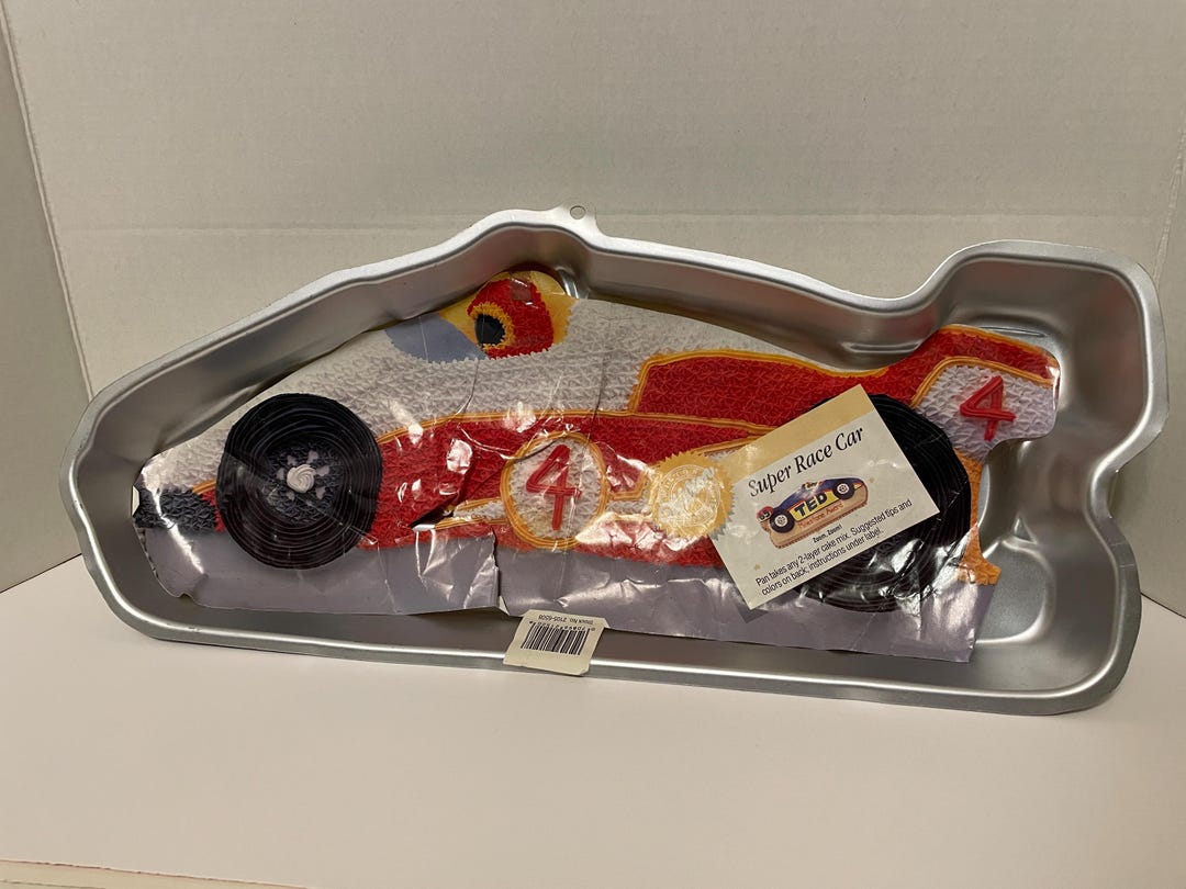 Race Car, Cake Pan, 7 X 17 Inches Long, Never Used, Pre-owned - Etsy